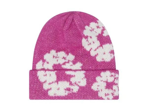 DENIM TEARS Cotton Wreath Beanie - Pink