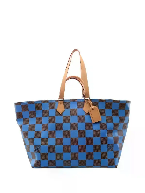 LOUIS VUITTON 2021 Damier Pop Tote - Blue