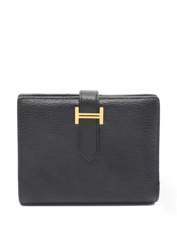 Hermès 2018 Bearn Bi-fold Wallet - Black