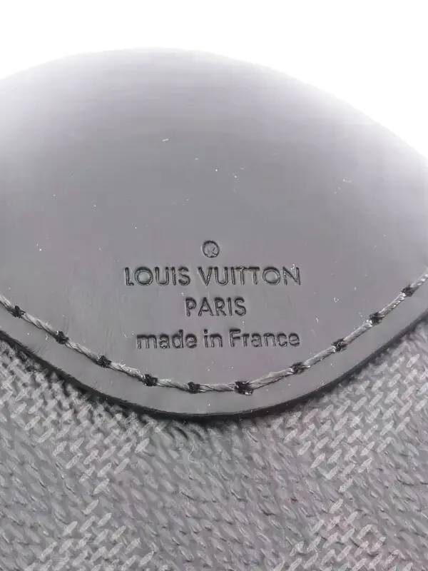 LOUIS VUITTON Damier Graphite Leather Suitcase