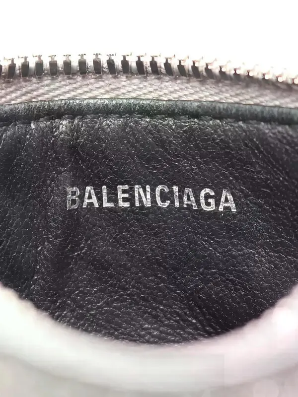 Balenciaga 2000s Everyday Glitter-finish Card Holder