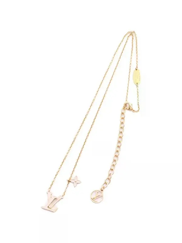 LOUIS VUITTON 2025 Logo-embellishment Necklace - Gold