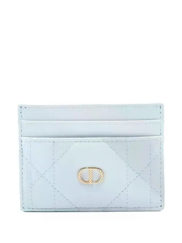 Dior 2010s Caro Freesia Wallet - Blue