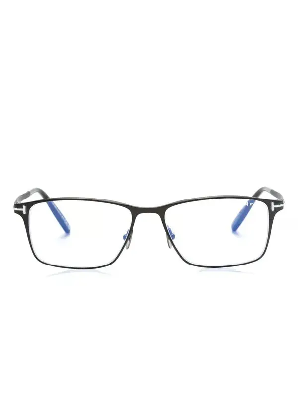 TOM FORD T-hinge Rectangle-frame Glasses - Black