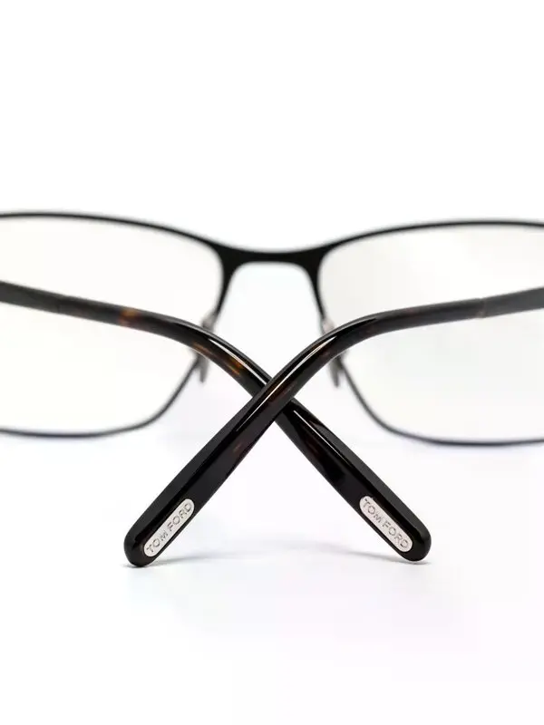 TOM FORD T-hinge Rectangle-frame Glasses