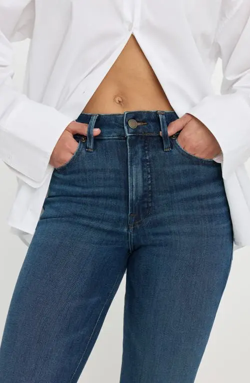 Good American Soft-tech Good Classic Bootcut Jeans - Indigo863