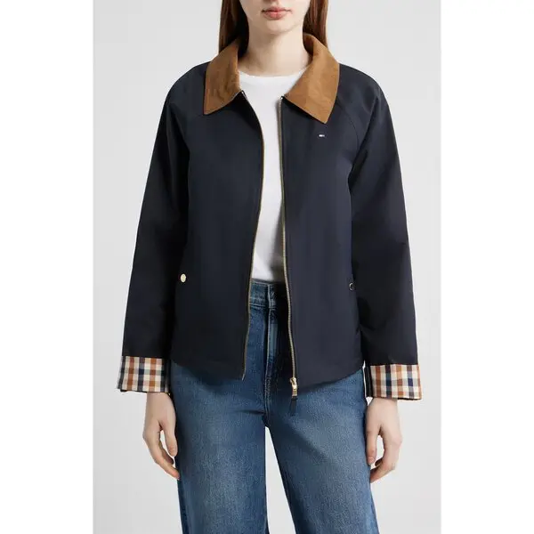 Tommy Hilfiger Zip-up Barn Jacket - Dark Navy