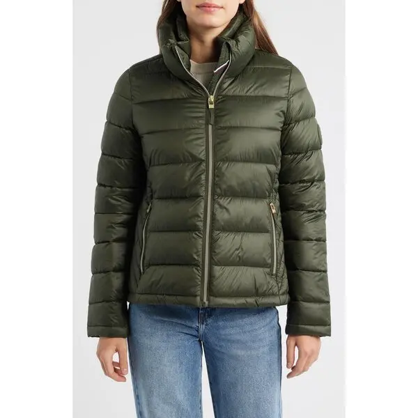 Tommy Hilfiger Packable Puffer Jacket - Olive