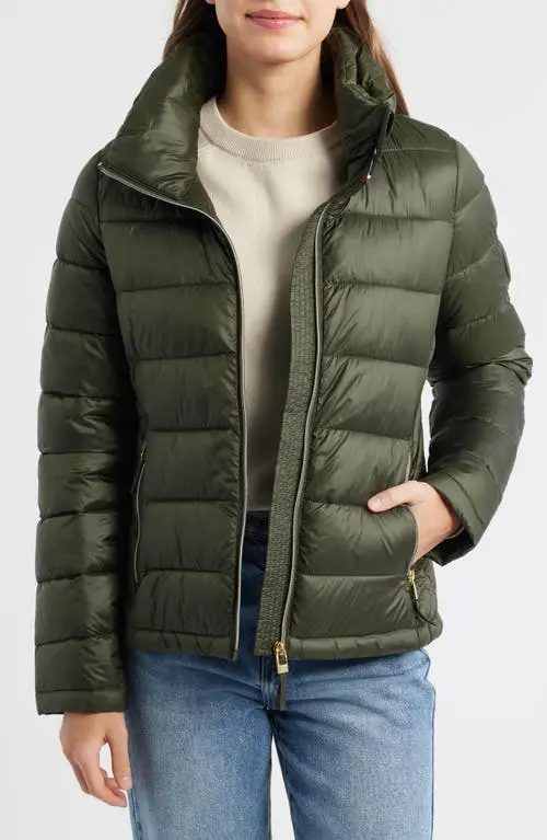 Tommy Hilfiger Packable Puffer Jacket - Olive