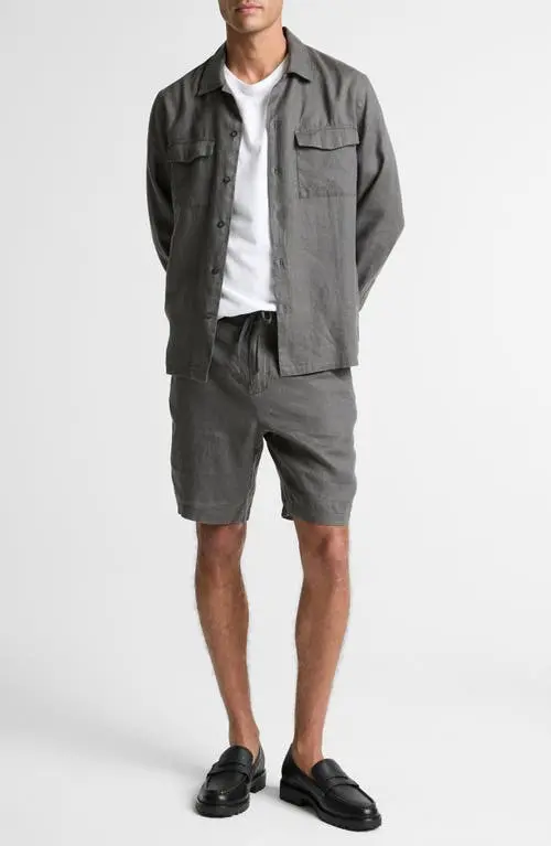 Vince Linen Garage Button-up Shirt