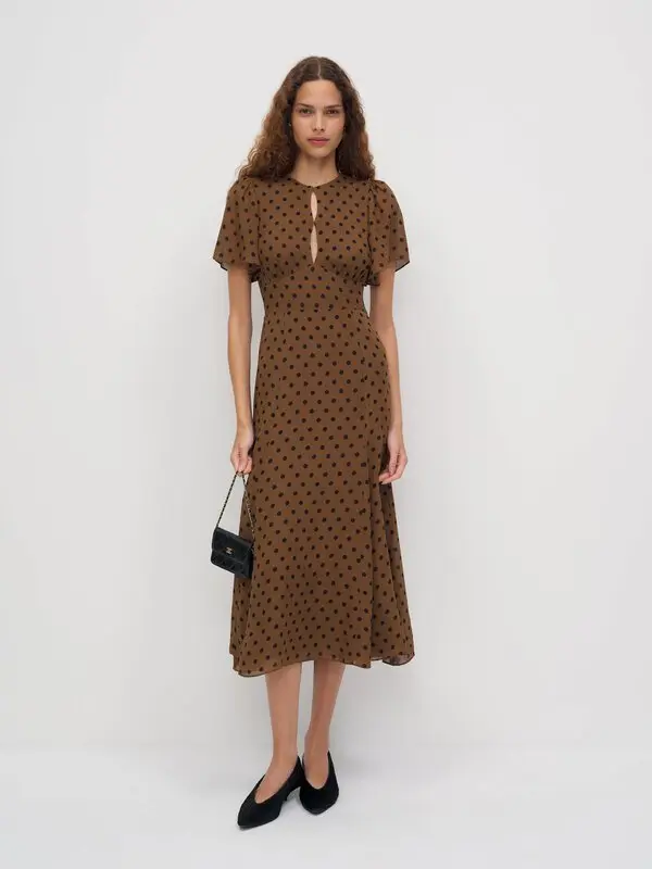 REFORMATION Corynn Midi Dress
