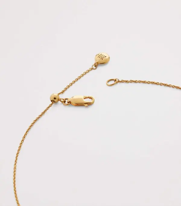Monica Vinader Vermeil Fine Chain Necklace - Gold