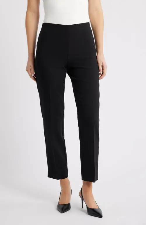 Anne Klein Hollywood Waist Ankle Pull-on Pants - Anne Black