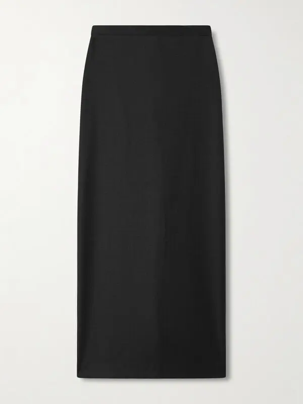 Loulou De Saison Cara Wool Midi Skirt