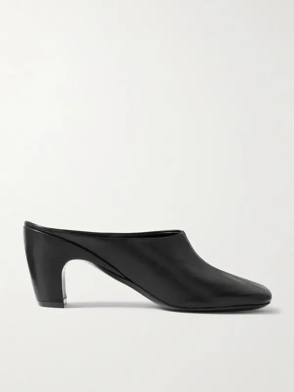 Dries Van Noten Leather Mules