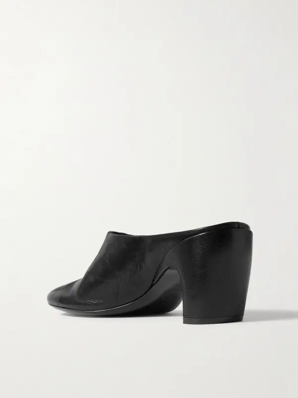 Dries Van Noten Leather Mules