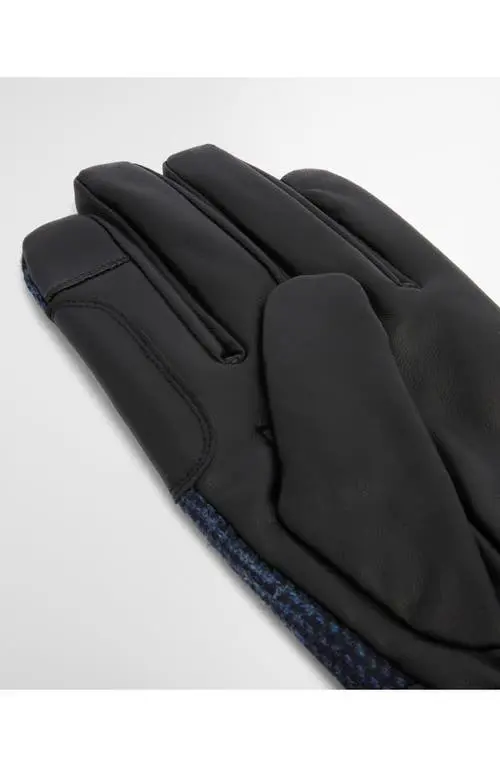 Barbour Deveron Wool & Leather Waterproof Gloves