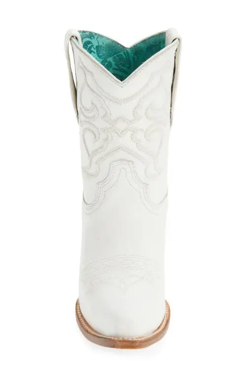 CORRAL Embroidered Western Boots - White