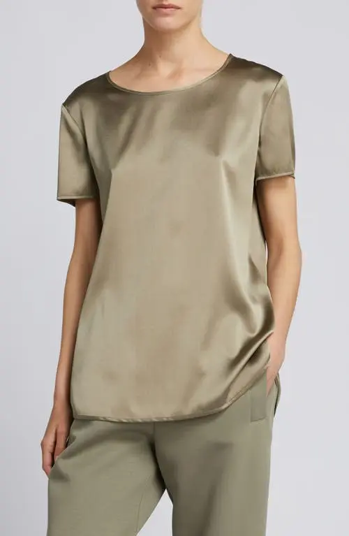 MM BY MAX MARA Cortona Stretch Silk Top