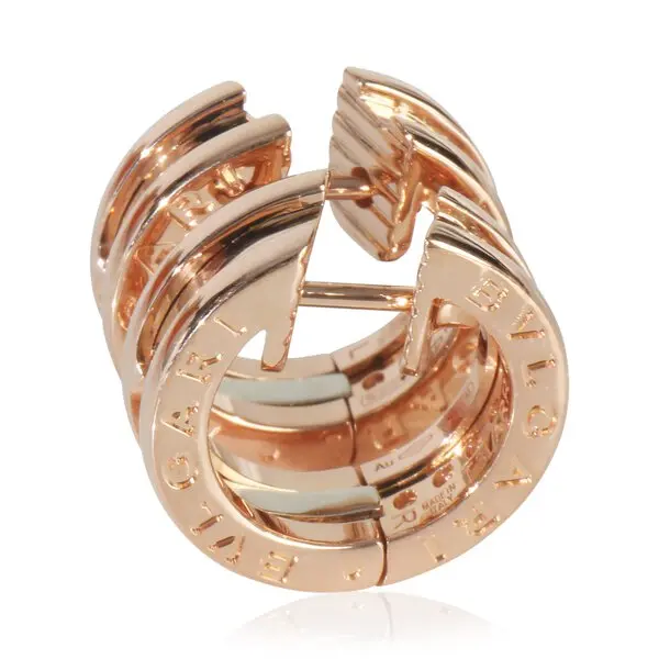 BVLGARI B.zero1 Diamond Hoop Earrings