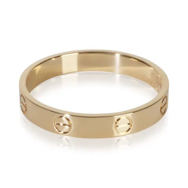 CARTIER 18k Yellow Gold Love Ring