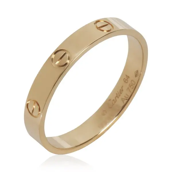 CARTIER 18k Yellow Gold Love Ring