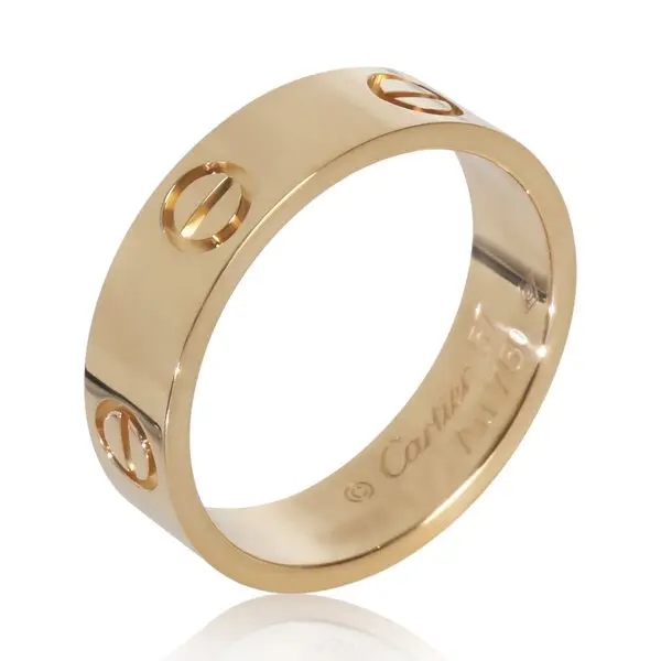 CARTIER 18k Yellow Gold Love Ring