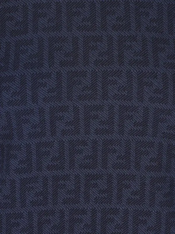 Fendi Ff Wool Sweater - Blue
