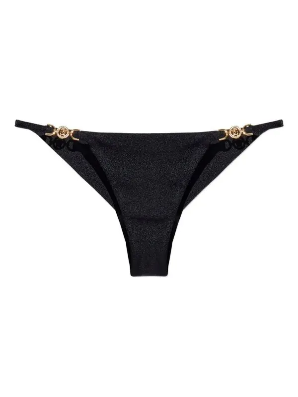 Versace La Medusa Bikini Bottom - Black