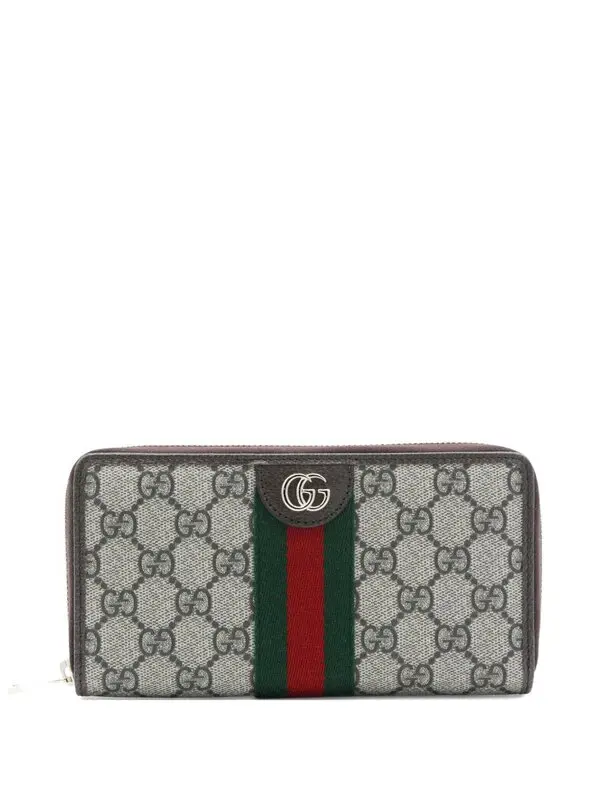 Gucci Ophidia Gg Wallet - Brown