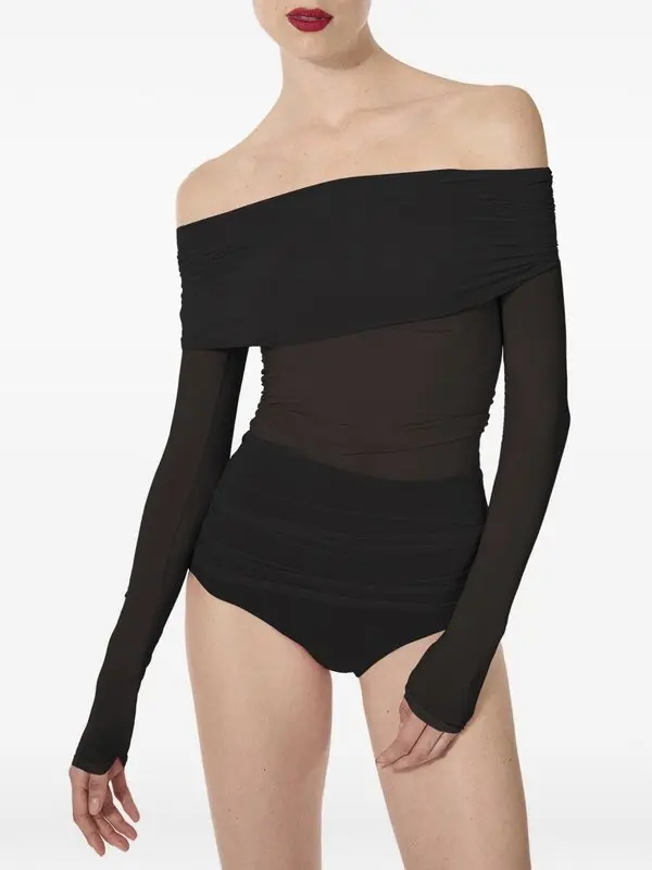 Wolford Off-shoulder Top - Black