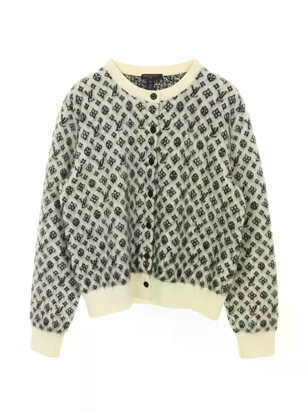 LOUIS VUITTON 2010s Brushed Monogram Cardigan