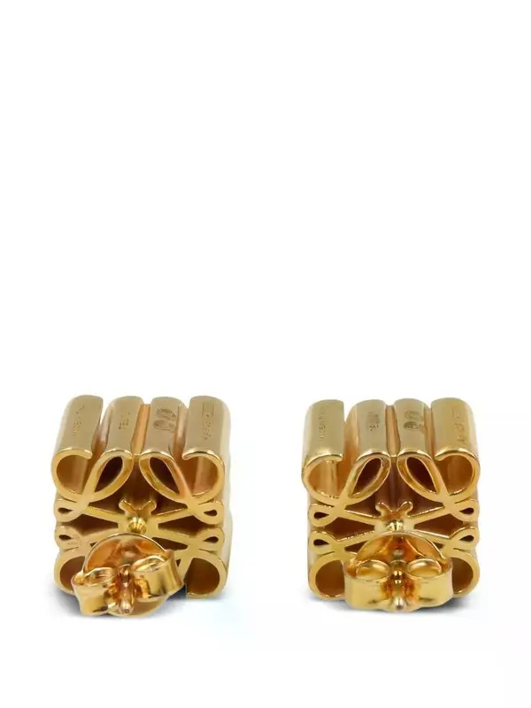 Loewe 20s Motif Stud Earrings - Gold