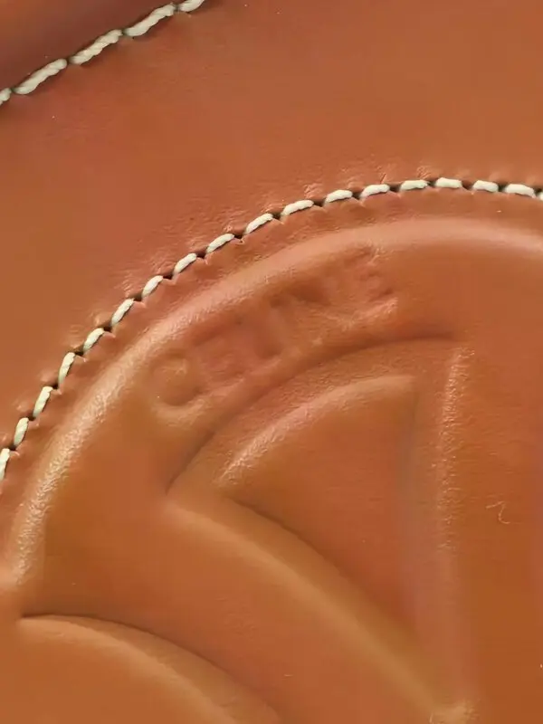 Celine Triomphe Oval Shoulder Bag - Brown