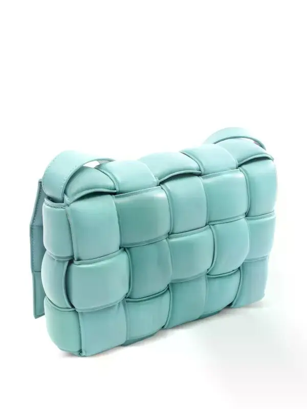 Bottega Veneta 10s Intrecciato Shoulder Bag - Blue