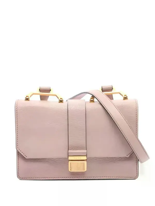 Miu Miu Madras Leather Shoulder Bag - Pink