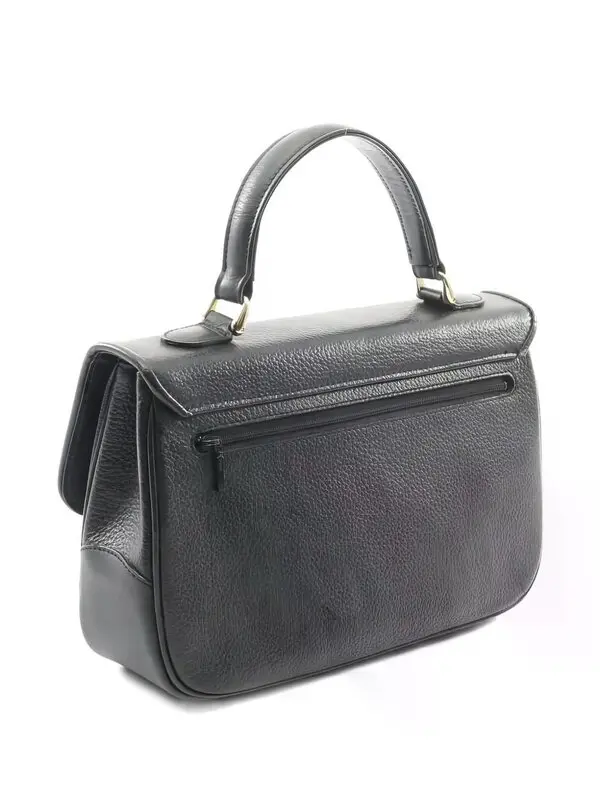 Burberry 2010s Shadow Horse Leather Tote Bag