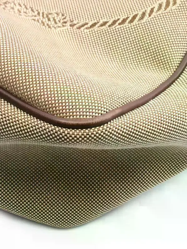 Prada Logo Jacquard Shoulder Bag