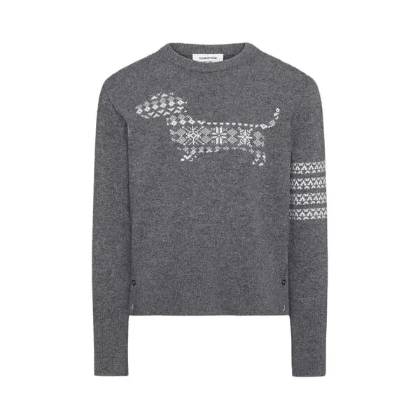 Thom Browne Holiday Hector Crew Neck Pullover
