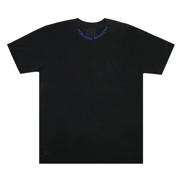 Chrome Hearts Neck Logo T-shirt /blue - Black