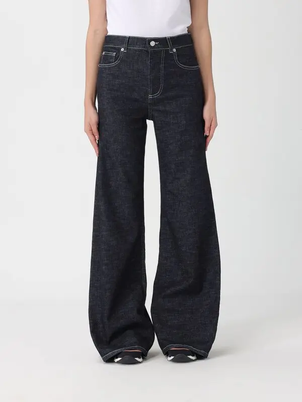 Marni High Rise Wide Leg Jeans - Blue