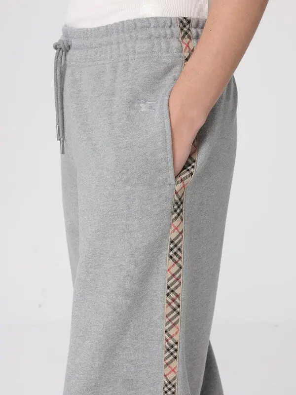 Burberry Sweatpants With Monogram Detail - Grey