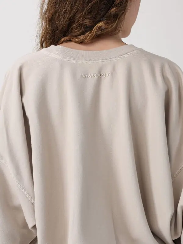 Isabel Marant Long Sleeve Sweatshirt - Beige