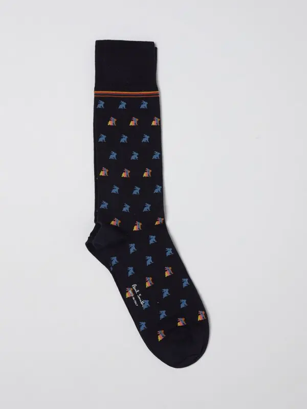 Paul Smith Patterned Socks - Blue