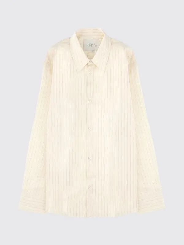 Studio Nicholson Striped Cotton Shirt - Ivory