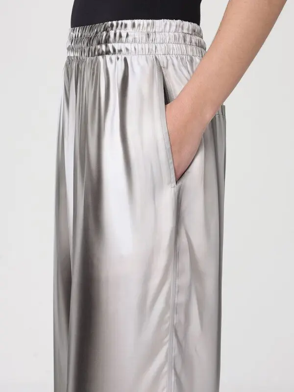 DIESEL® Cupro And Viscose Blend Palazzo Trousers
