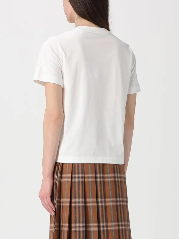 Burberry Embroidered Logo T-shirt - White