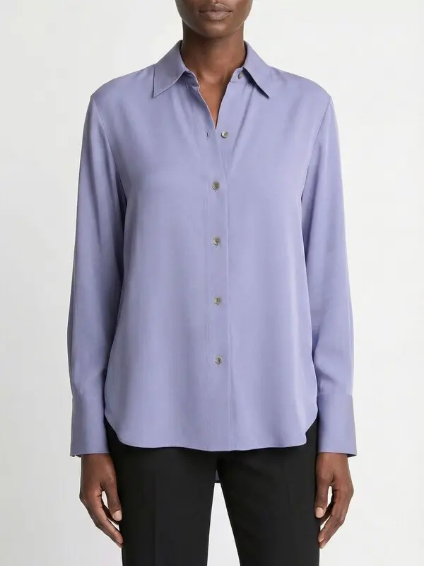 Vince Silk Shirt - Lilac