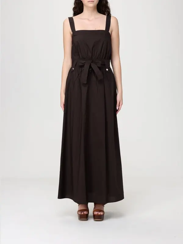 Liu Jo Belted Maxi Dress - Brown