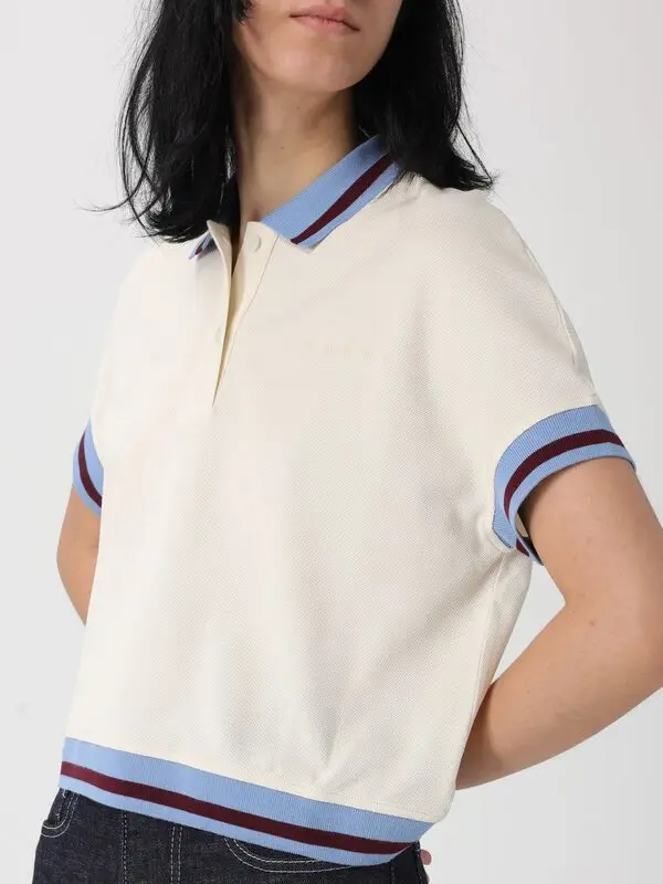 Marni Short Sleeve Polo Shirt - White